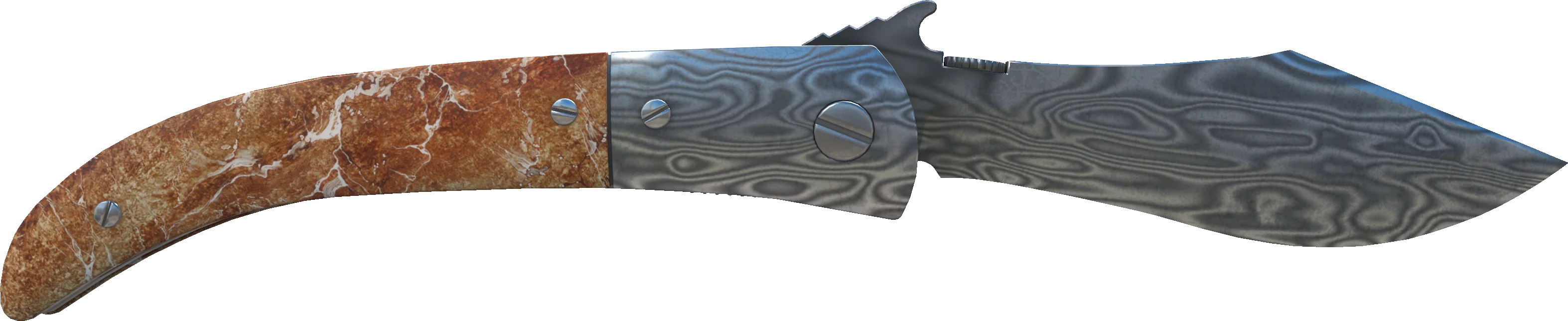 Navaja Knife | Damascus Steel (Well-Worn) - CS2 Skins | Find and Trade ...